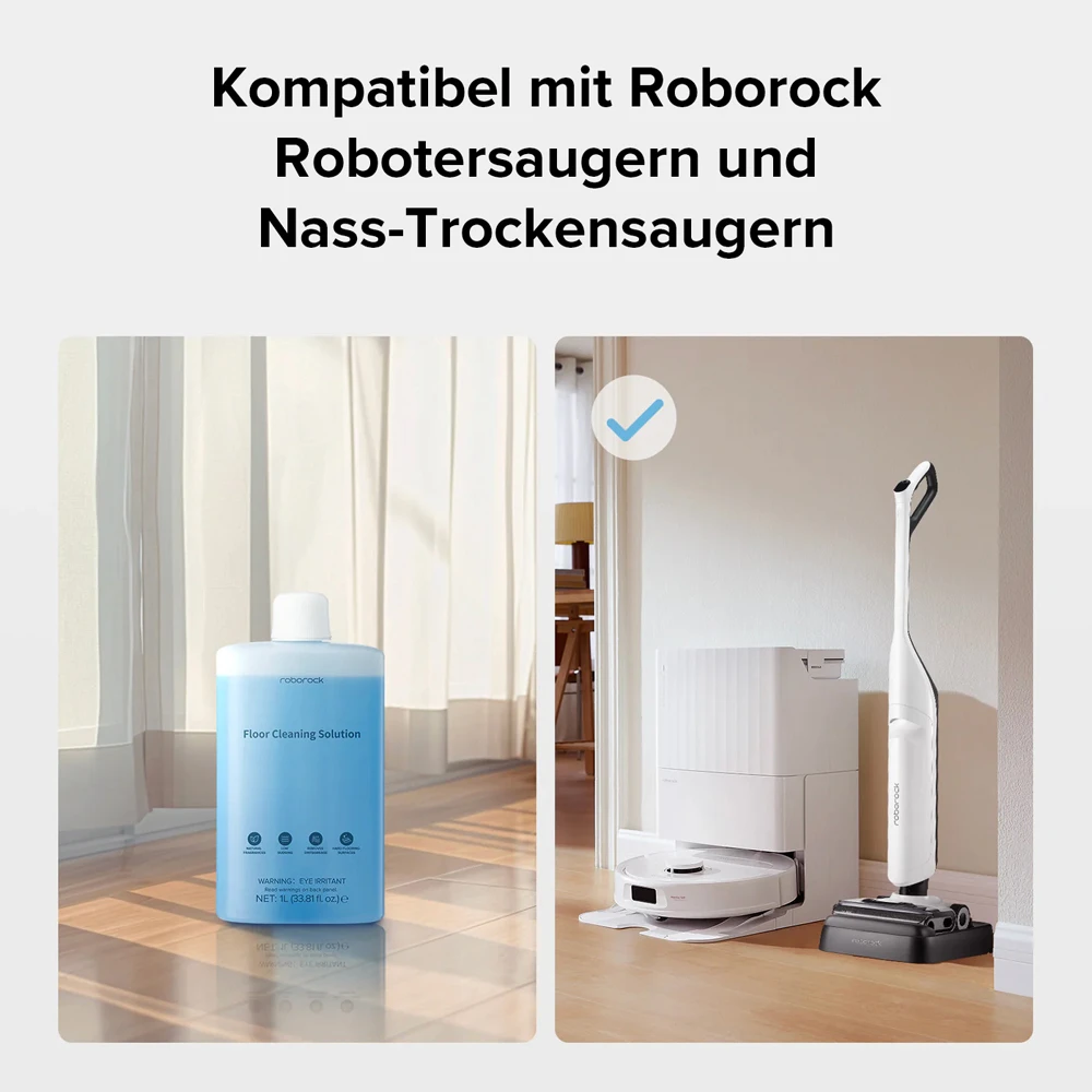Roborock Floor Cleaning Solution for Robot Vacuums 1L | PN105223